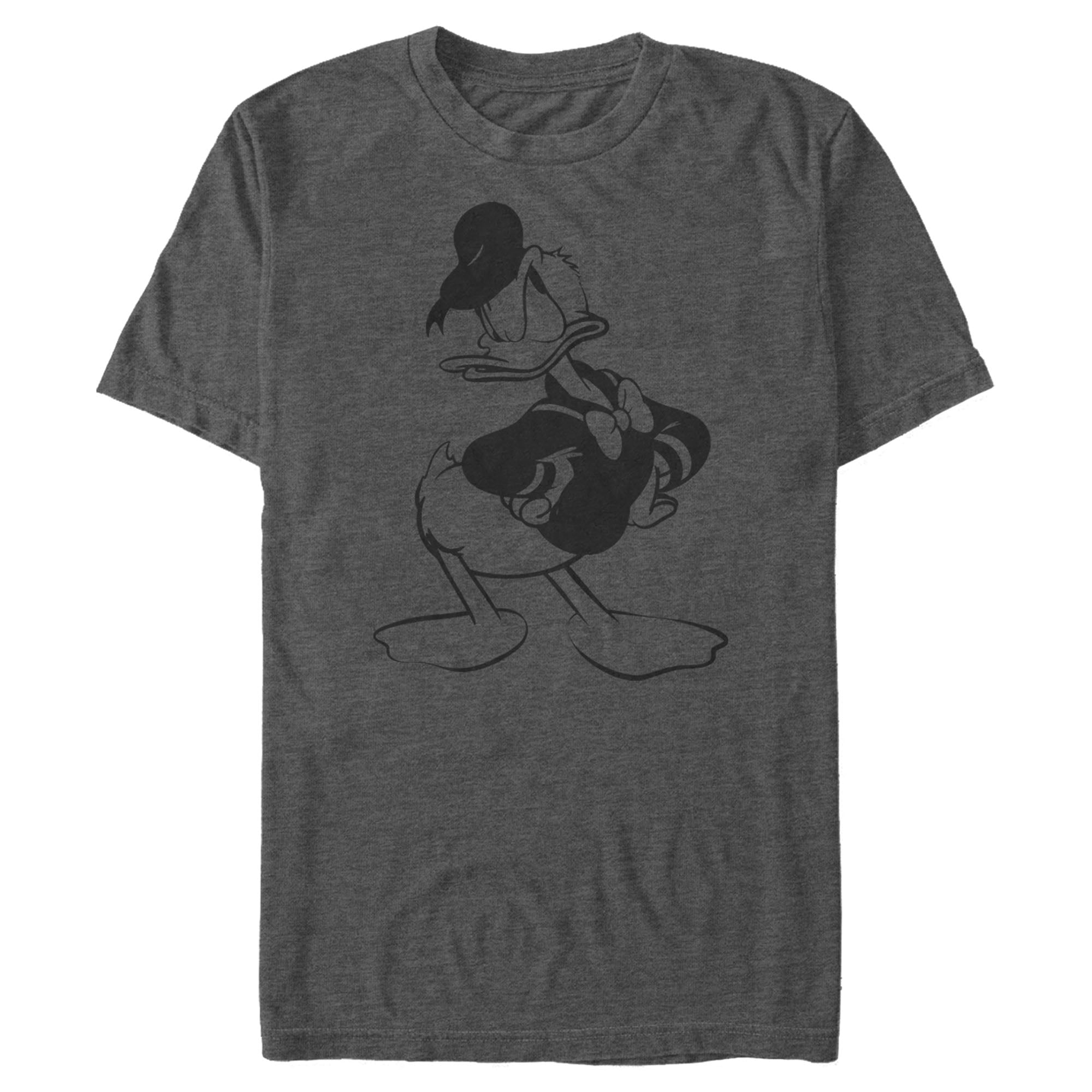 Men's Mickey & Friends Donald Duck Sassy Grump Graphic Tee Charcoal 2X ...