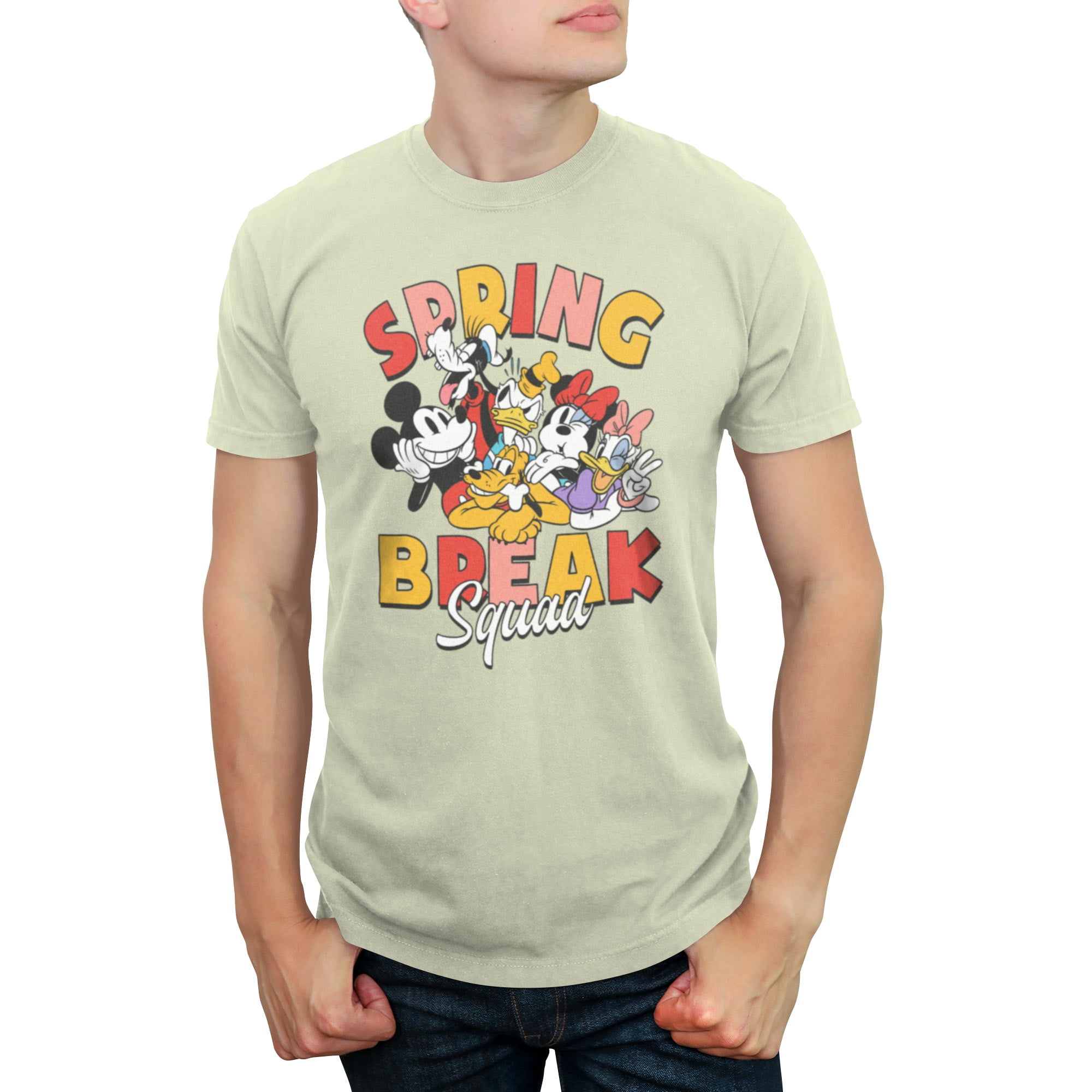 Men's Mickey & Friends Spring Break Squad Graphic T-Shirt - Walmart.com