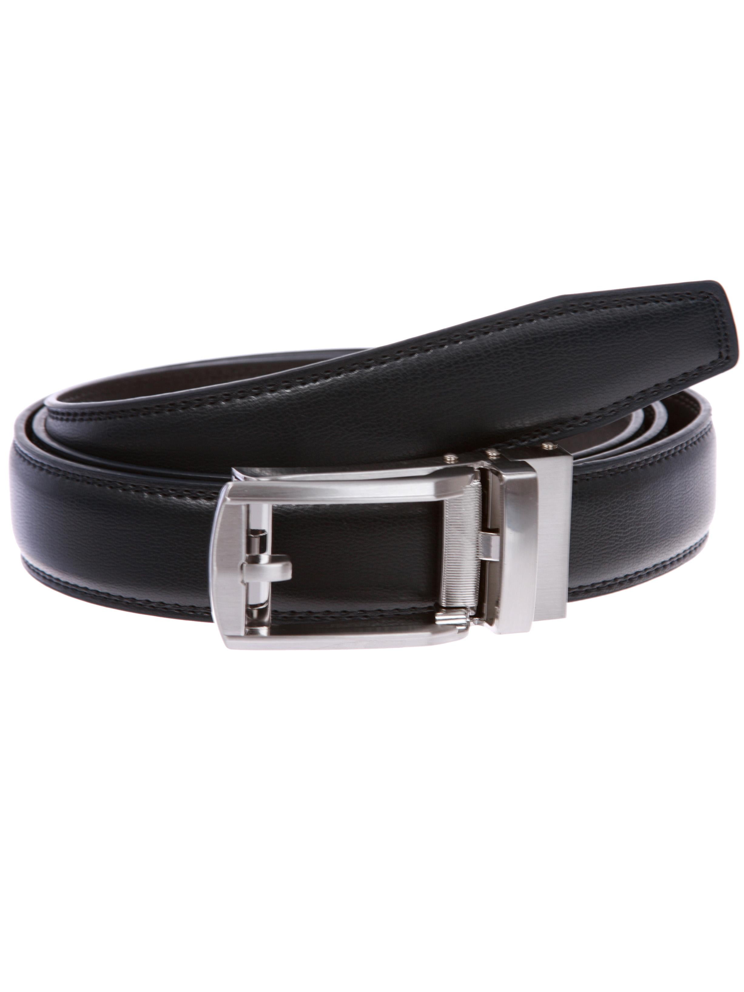 Men's Microfiber Adjustable Automatic Ratchet Slide Perfect Fit Belt ...