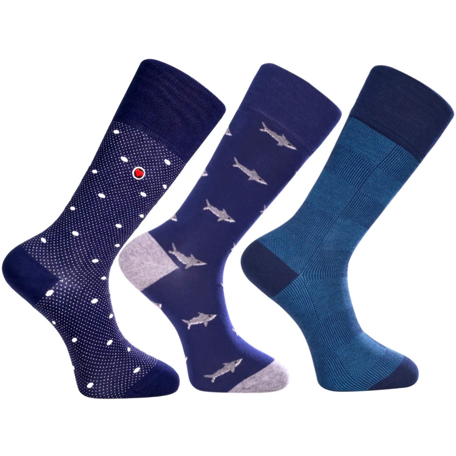 Men’s Mid-Calf Patterned Dress Socks - Walmart.com