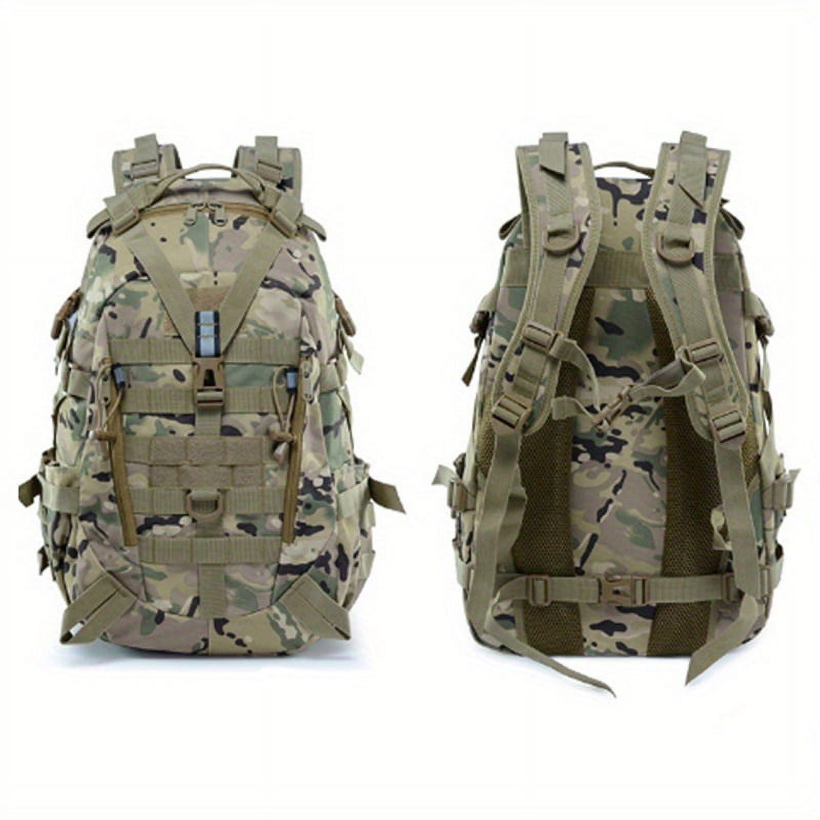Men's Military-Style Tactical Backpack Camping Backpack Large ...