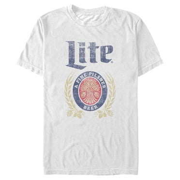 Tee Luv Men's Miller Lite Beer Logo Shirt (M) - Walmart.com
