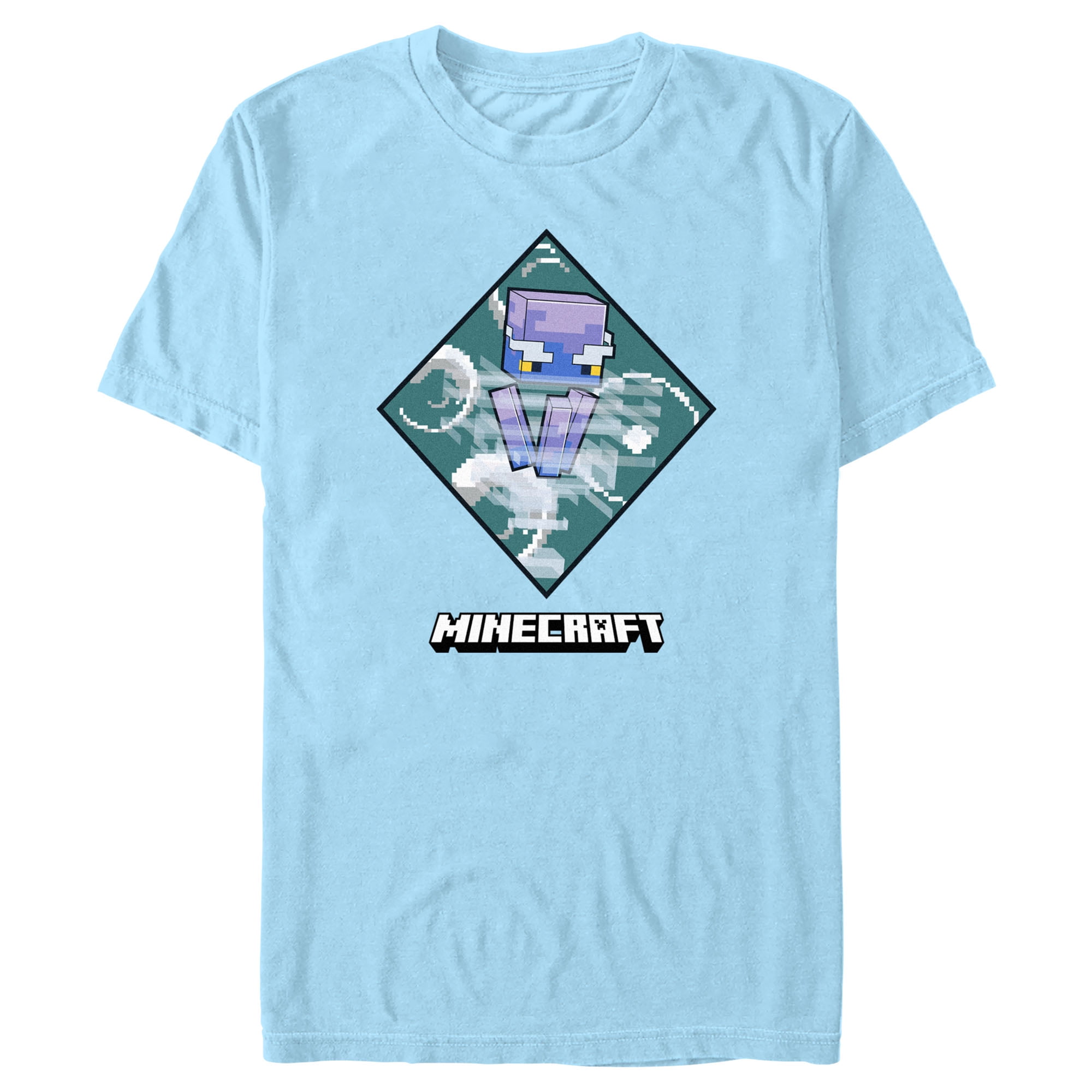Men's Minecraft Breeze Classic Logo Graphic T-Shirt - Walmart.com
