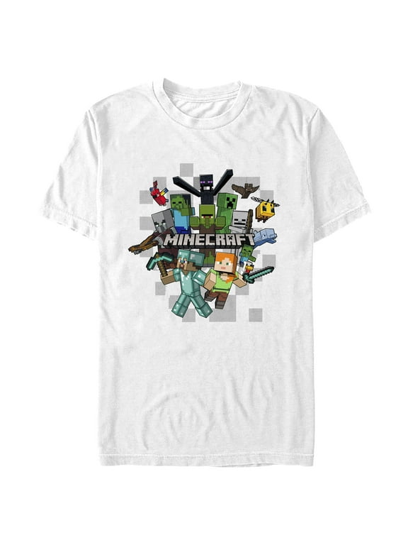 Minecraft Creeper Men's Graphic T-Shirt - Walmart.com