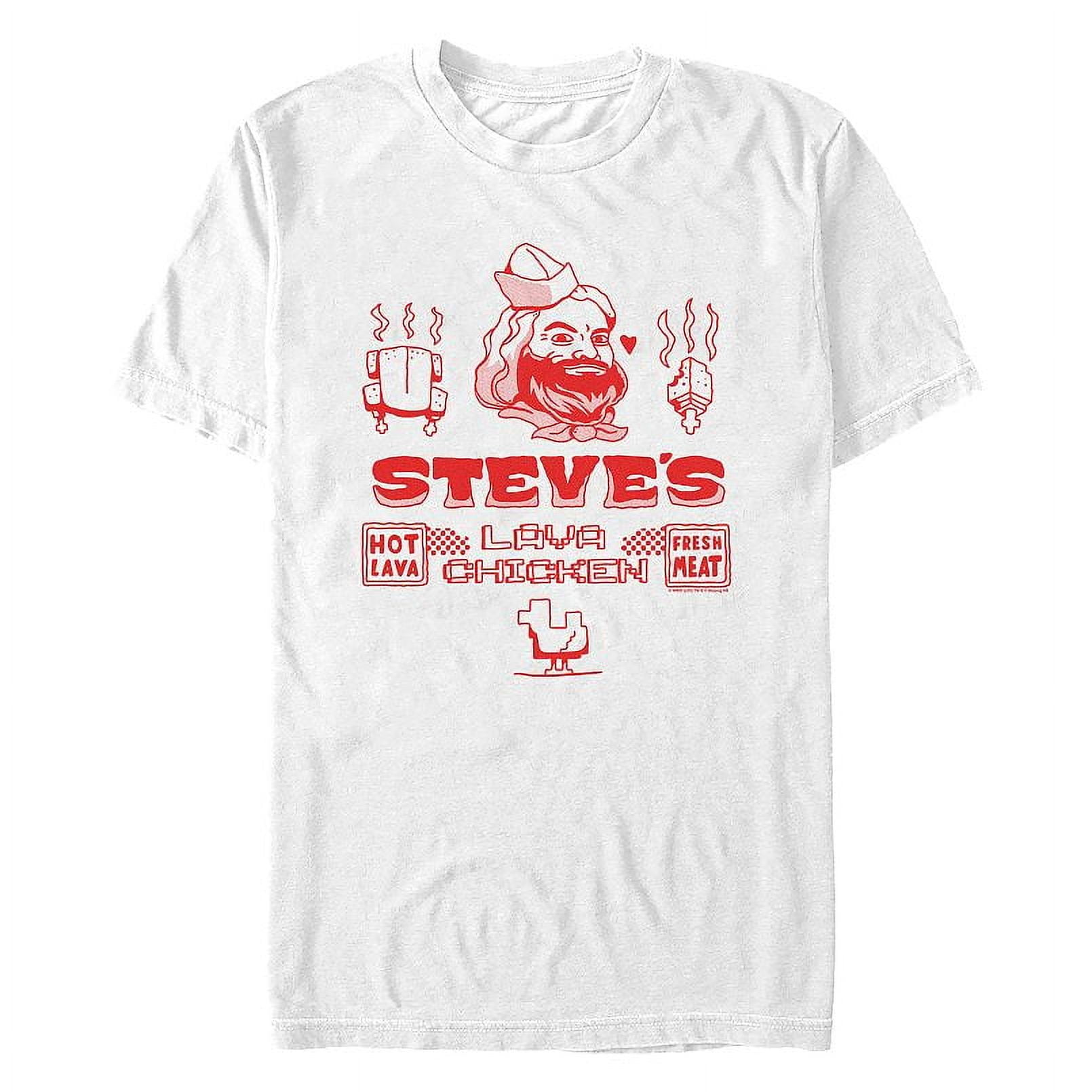 Men's Minecraft Movie Steve's Lava Chicken Graphic Tee - Walmart.com