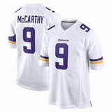 Men's Minnesota McCarthy 9 White Sports Player Game Stitched Name ...
