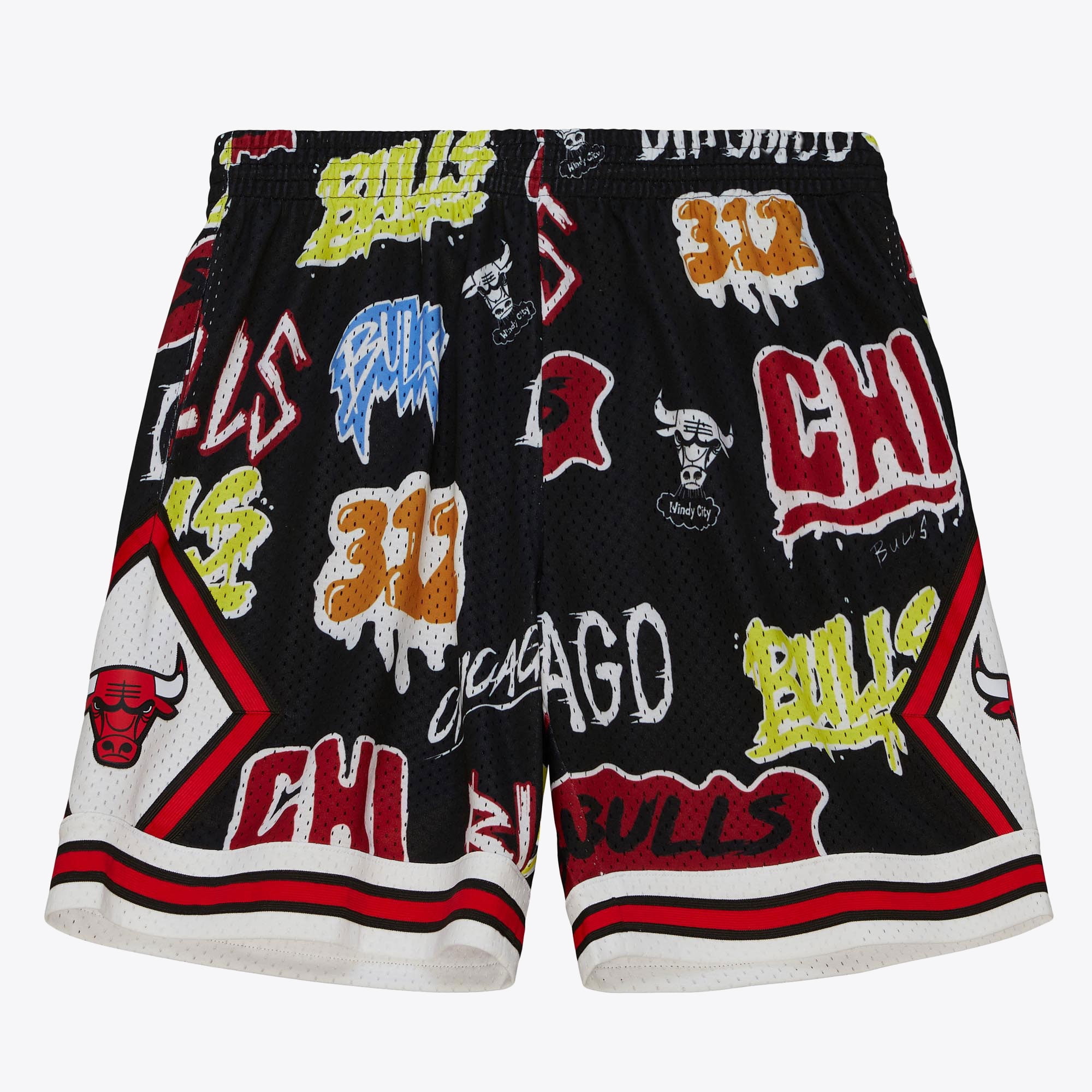 Men's Mitchell & Ness Black Chicago Bulls 1998/99 Hardwood Classics ...