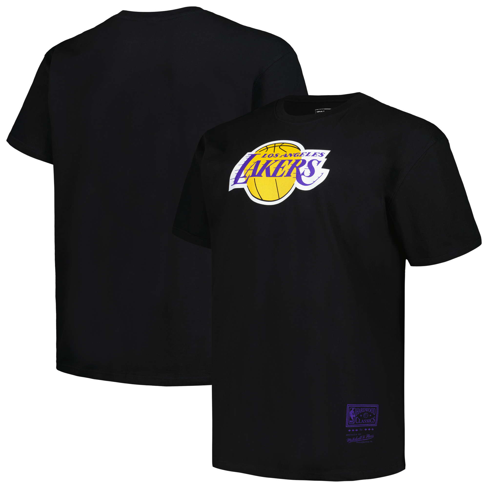 Men's Mitchell & Ness Black Los Angeles Lakers Big & Tall Hardwood ...