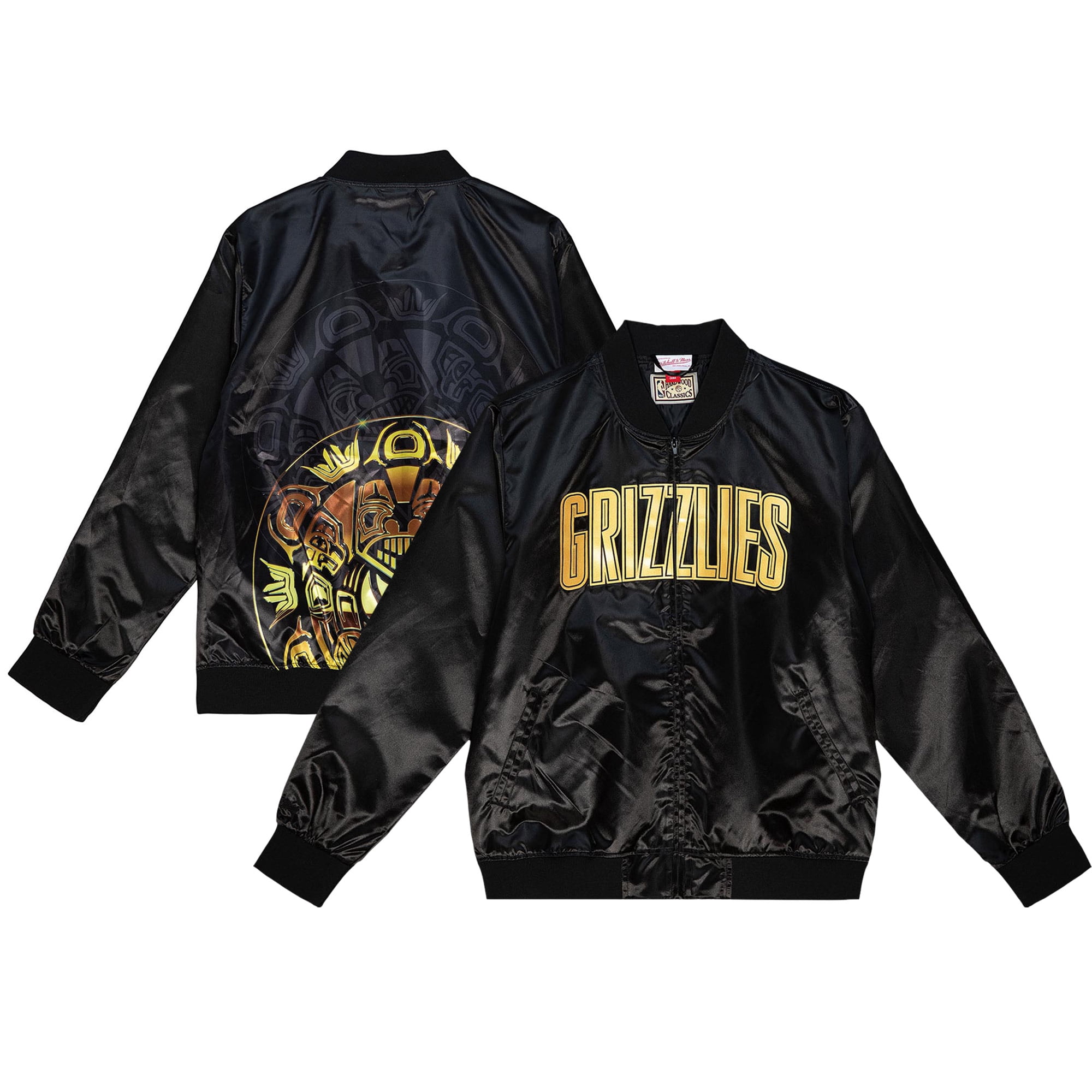 Men's Mitchell & Ness Black Vancouver Grizzlies Hardwood Classics Big ...