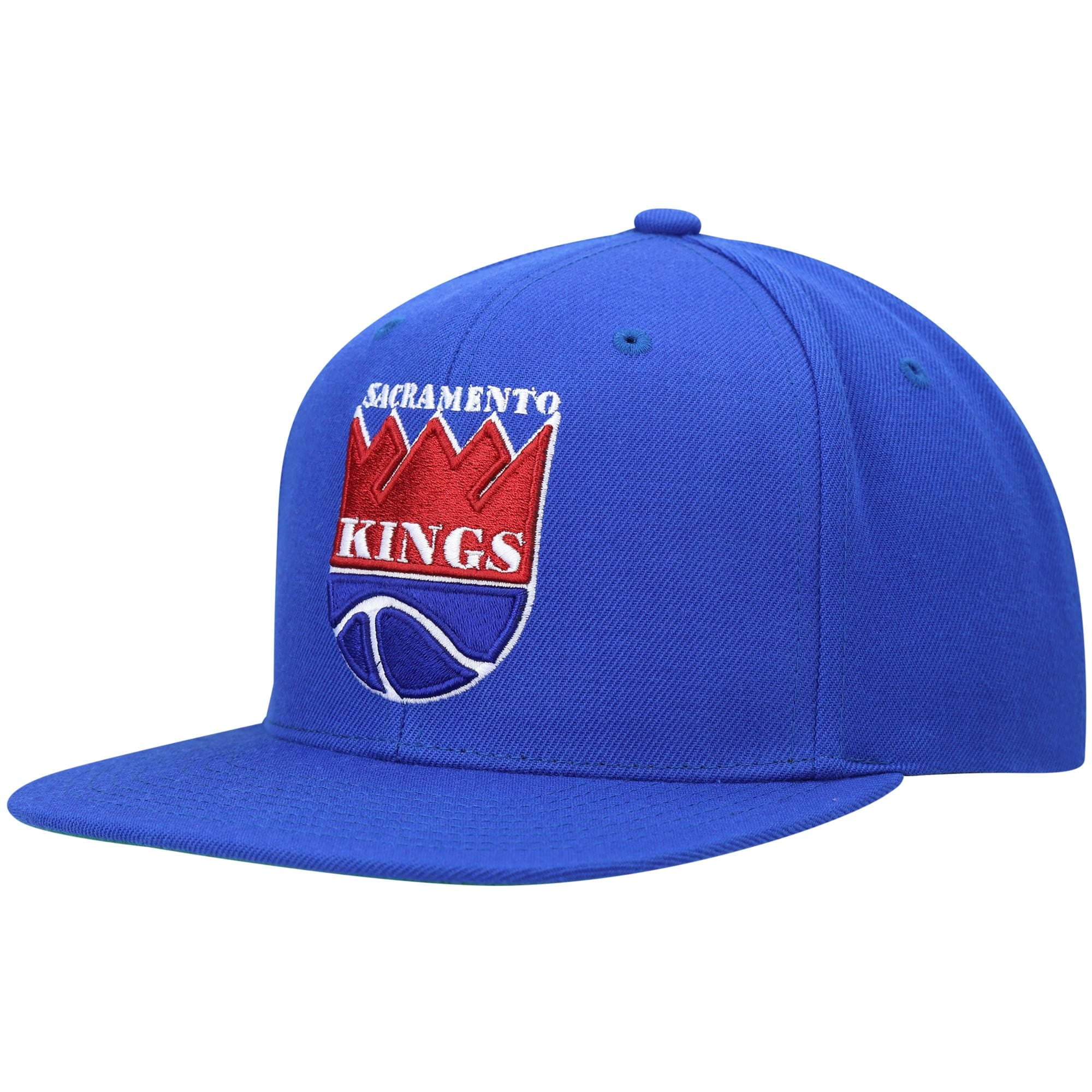 Men's Mitchell & Ness Blue Sacramento Kings Hardwood Classics Team ...