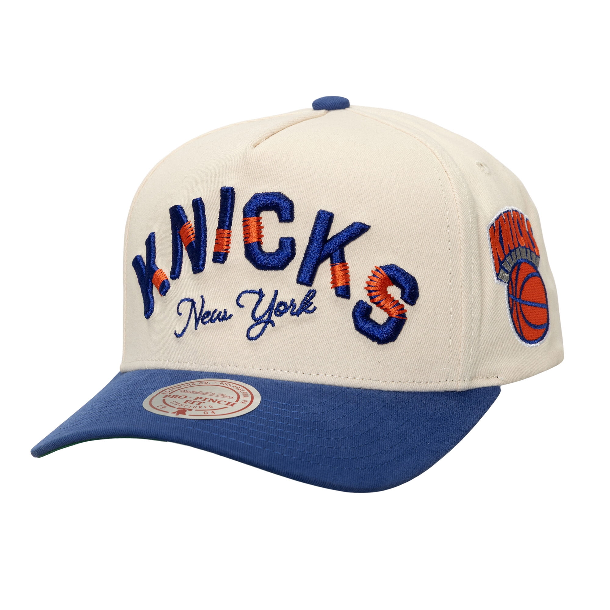 Men's Mitchell & Ness Cream/Blue New York Knicks Soul Festival ...