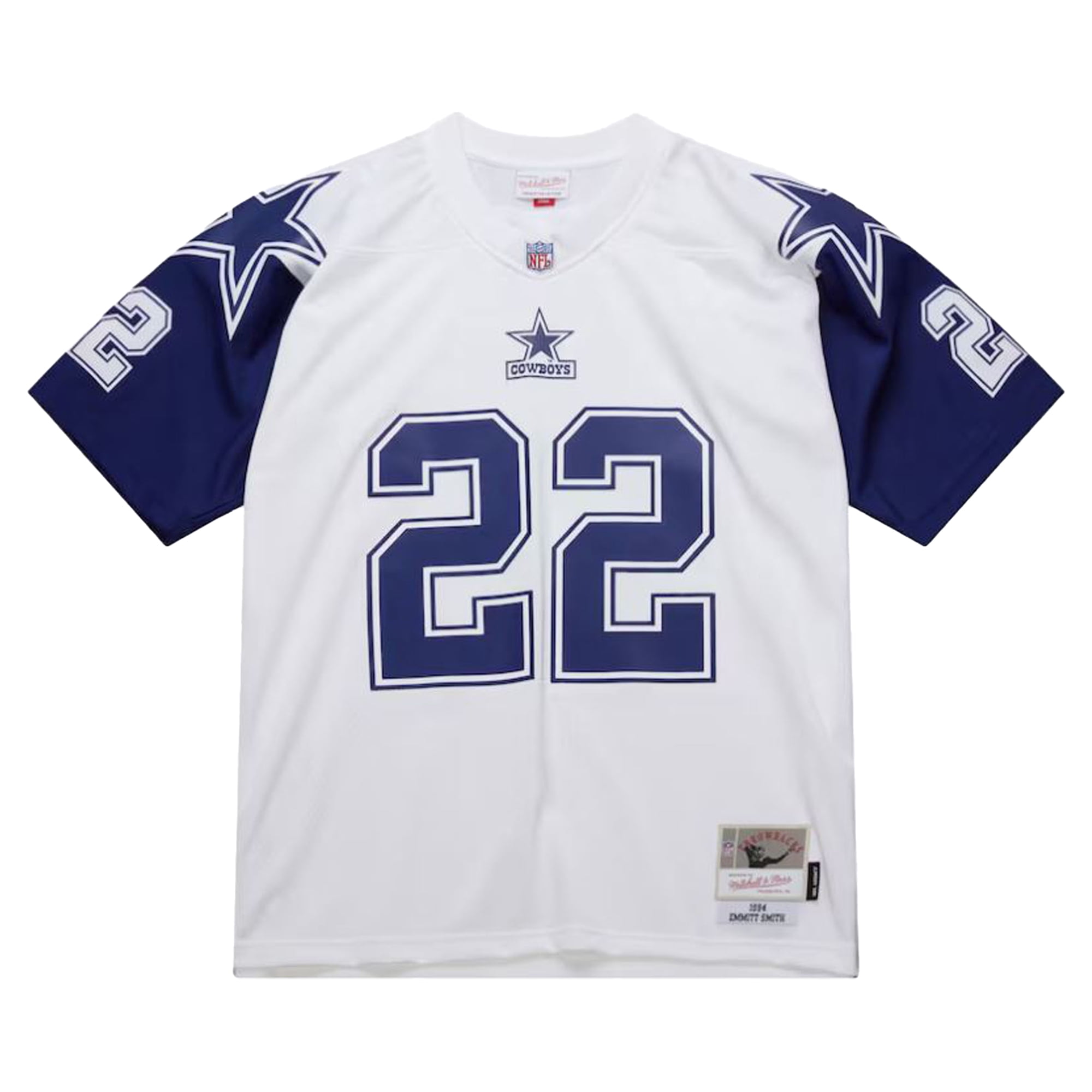 Men's Mitchell & Ness Emmitt Smith White Dallas Cowboys 1994 Alternate ...
