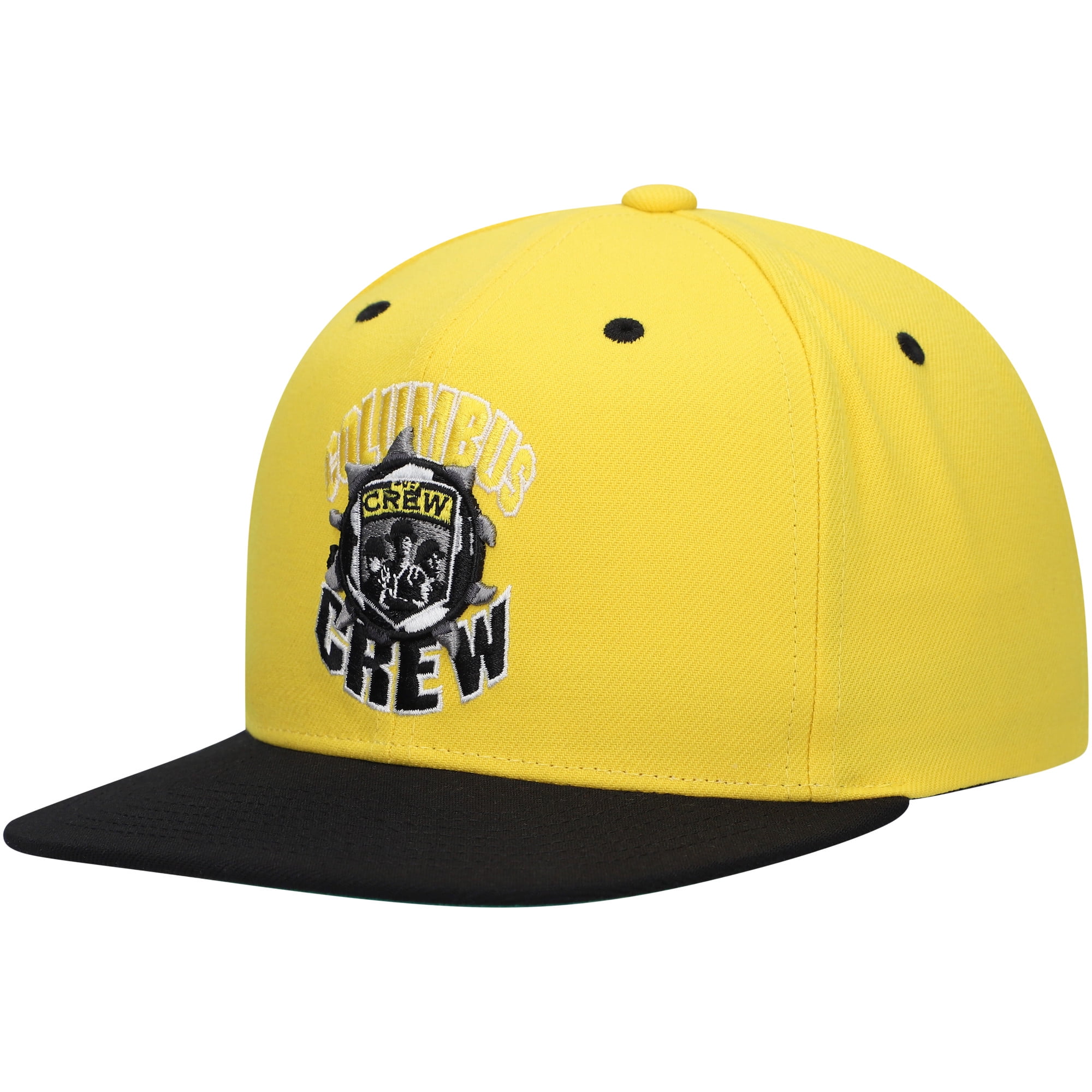 Men's Mitchell & Ness Gold Columbus Crew Breakthrough Snapback Hat ...