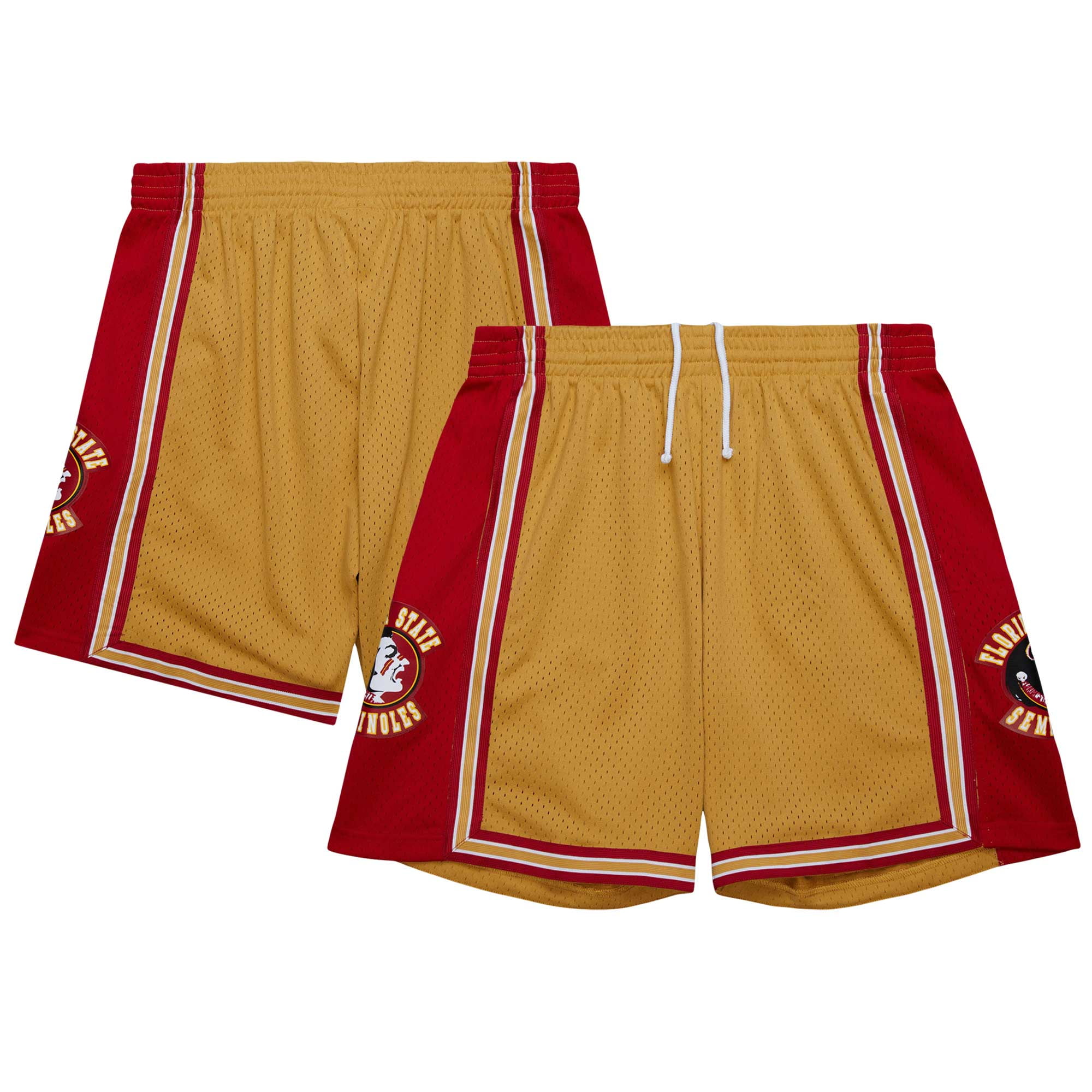 Men's Mitchell & Ness Gold Florida State Seminoles 1992/93 Throwback ...
