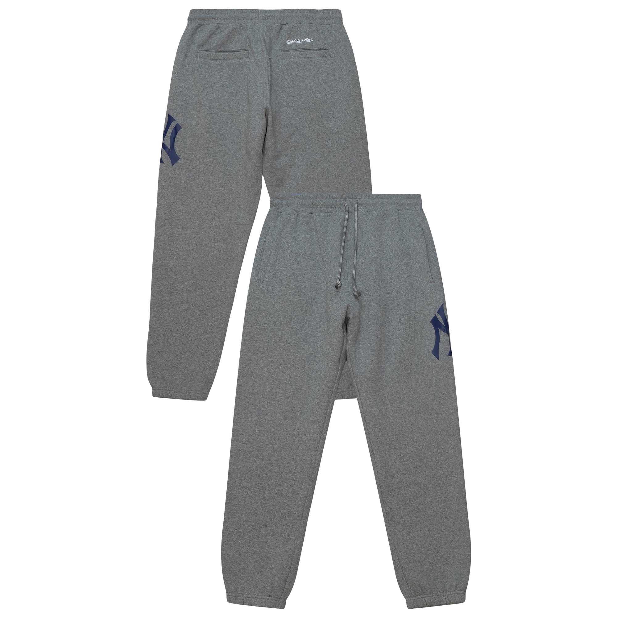 Men's Mitchell & Ness Gray New York Yankees Repeat Sweatpants - Walmart.com