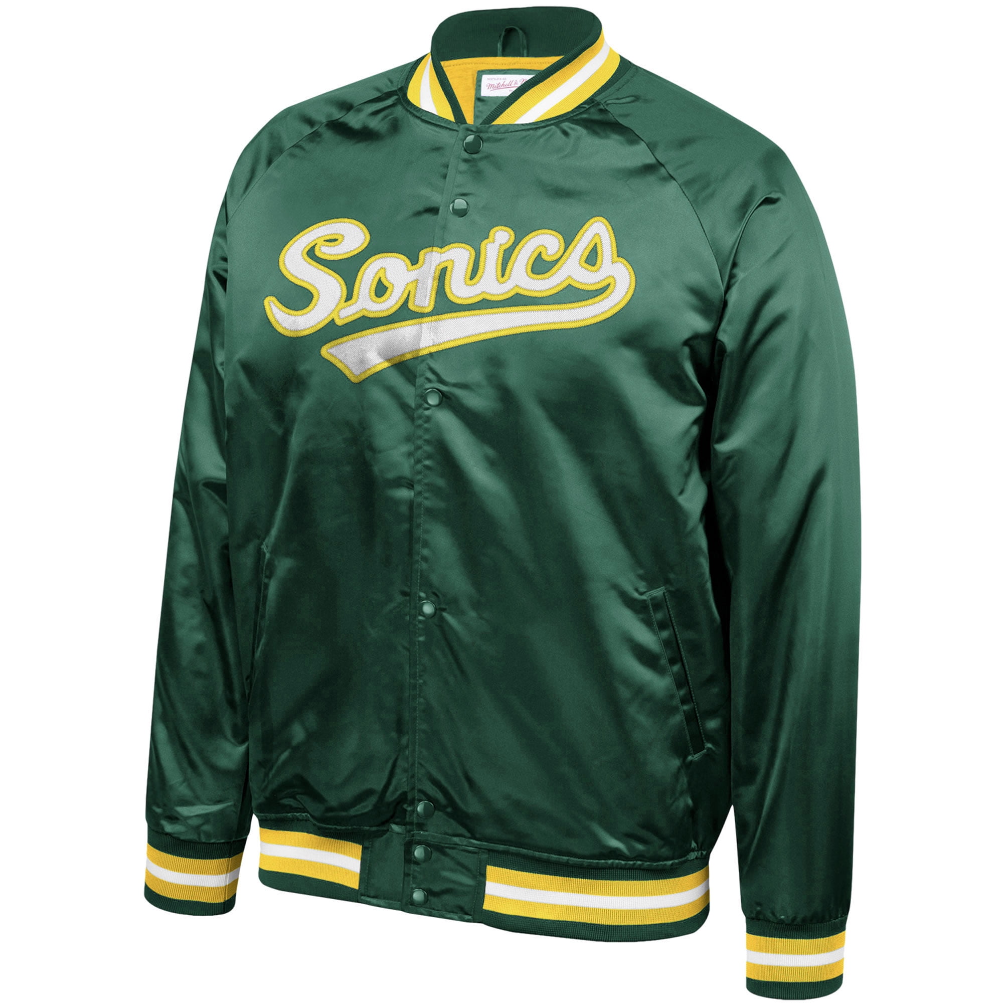 Men's Mitchell & Ness Green Seattle SuperSonics Hardwood Classics ...