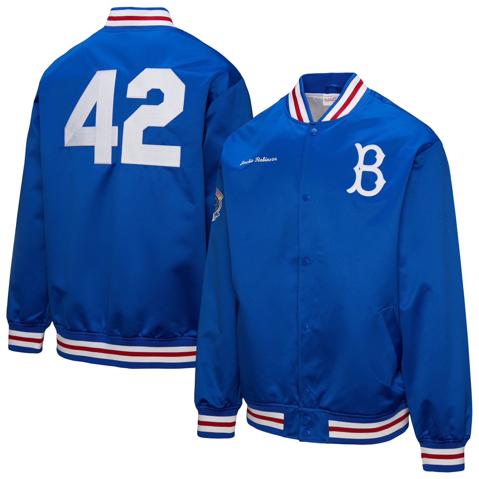 Men's Mitchell & Ness Jackie Robinson Royal Brooklyn Dodgers Legends ...