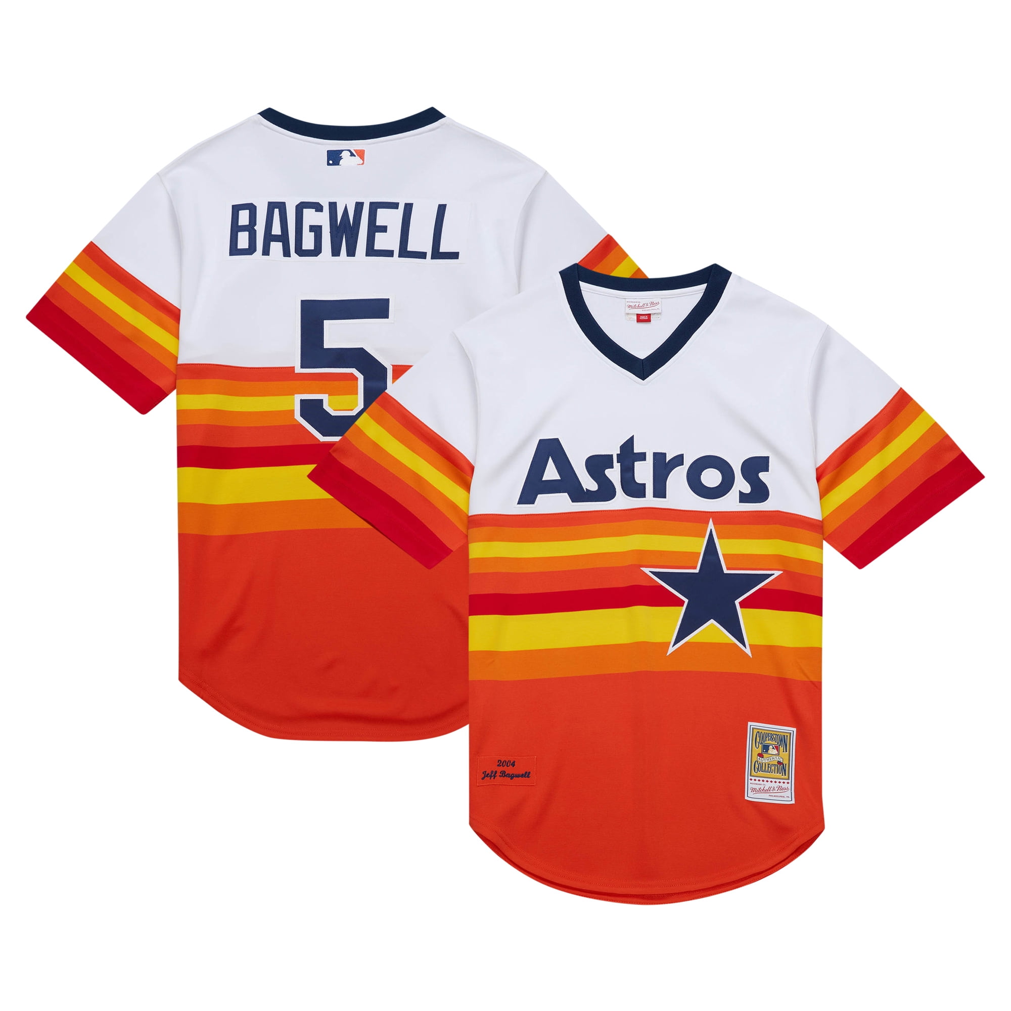 Men's Mitchell & Ness Jeff Bagwell White Houston Astros 2004 ...
