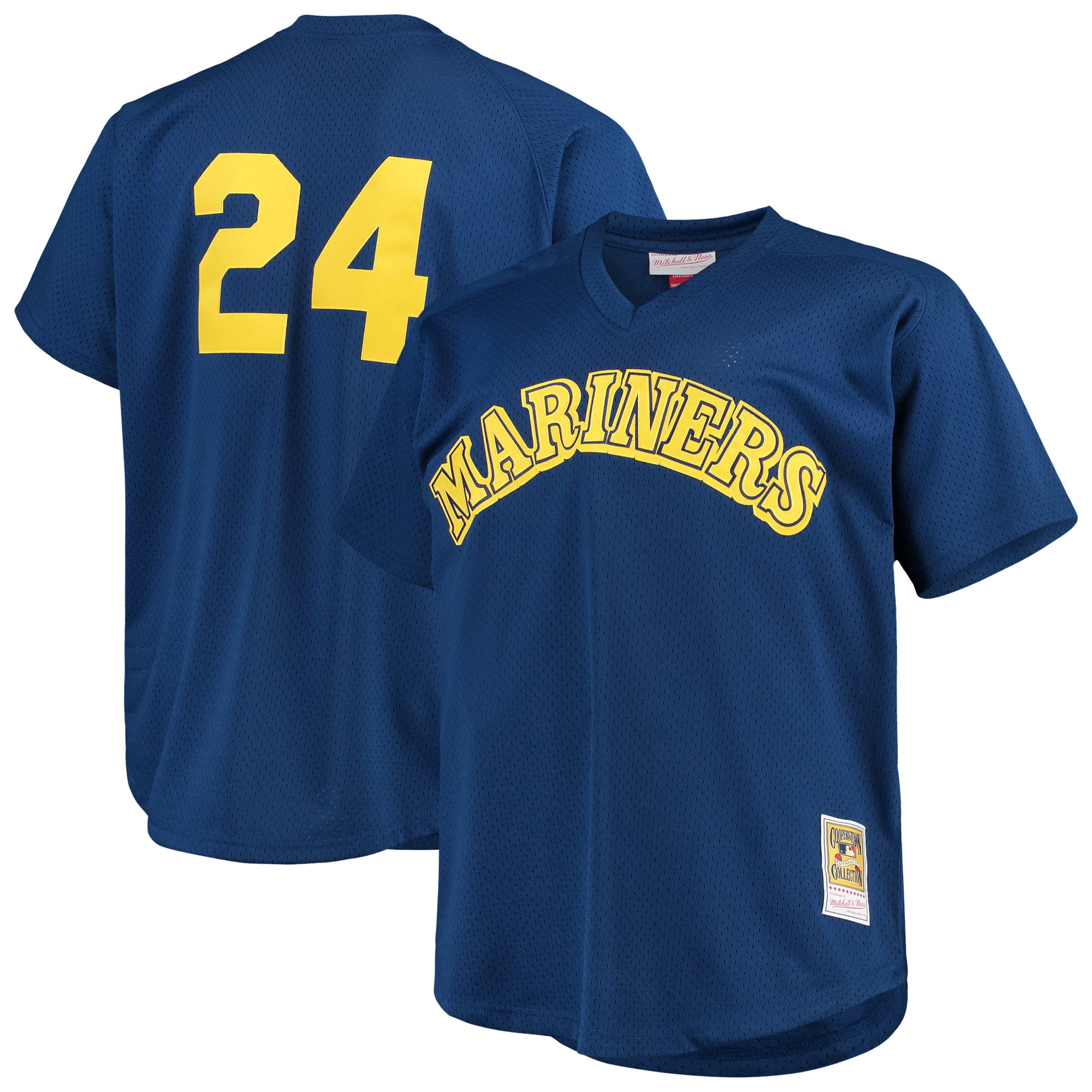 Men's Mitchell & Ness Ken Griffey Jr. Royal Seattle Mariners Big & Tall ...
