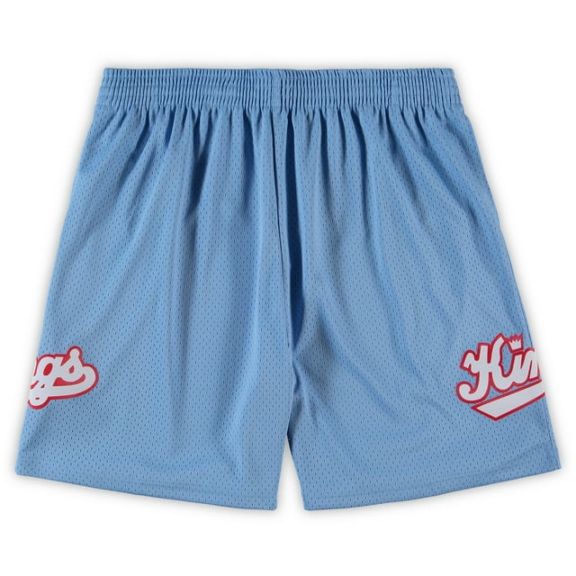 Men's Mitchell & Ness Light Blue Sacramento Kings Big & Tall Hardwood ...