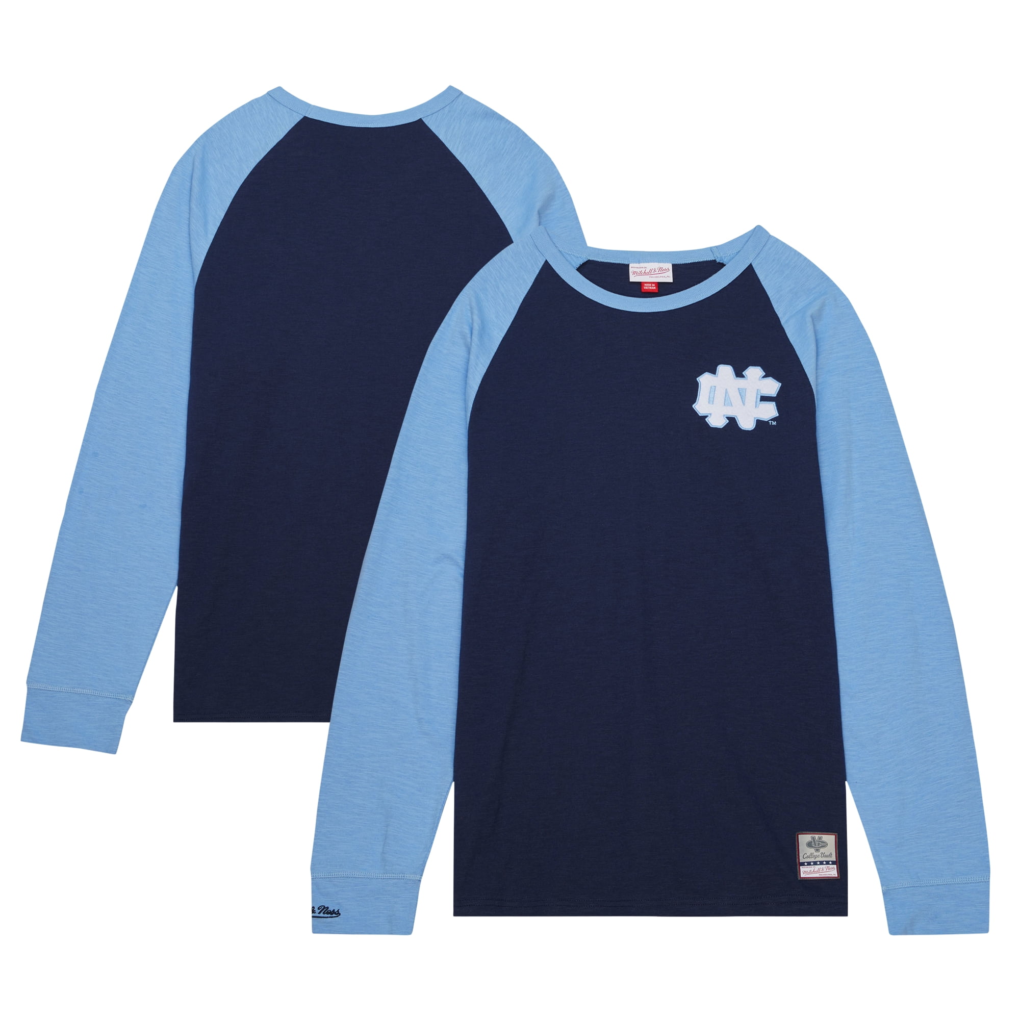 Men's Mitchell & Ness Navy North Carolina Tar Heels Legendary Slub ...