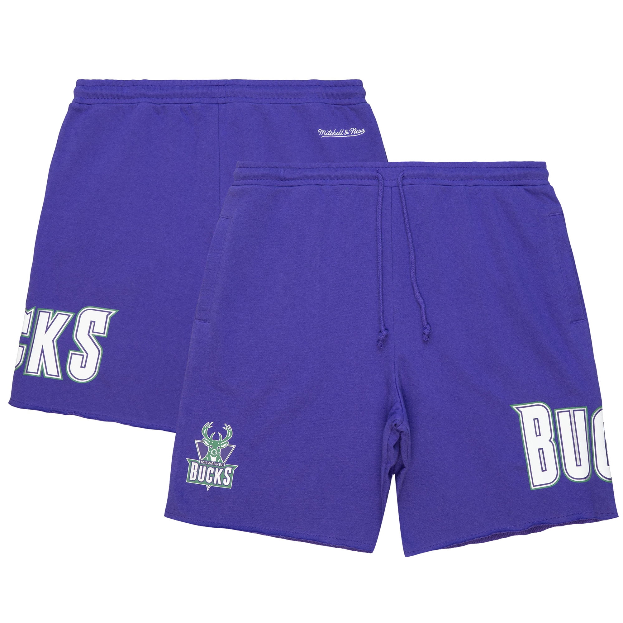 Men's Mitchell & Ness Purple Milwaukee Bucks Game Day Shorts - Walmart.com