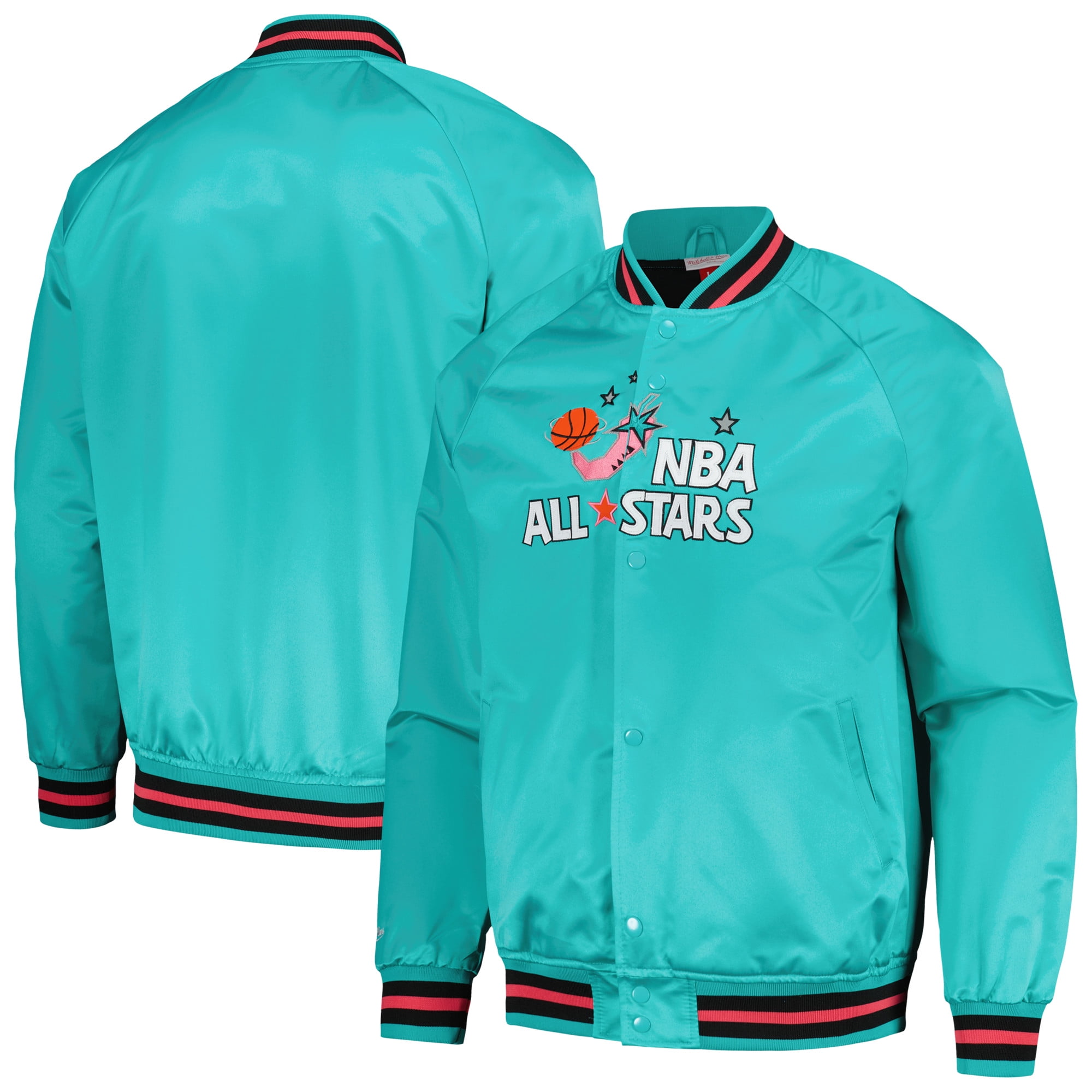 Men's Mitchell & Ness Teal Hardwood Classics 1996 NBA All-Star Game ...