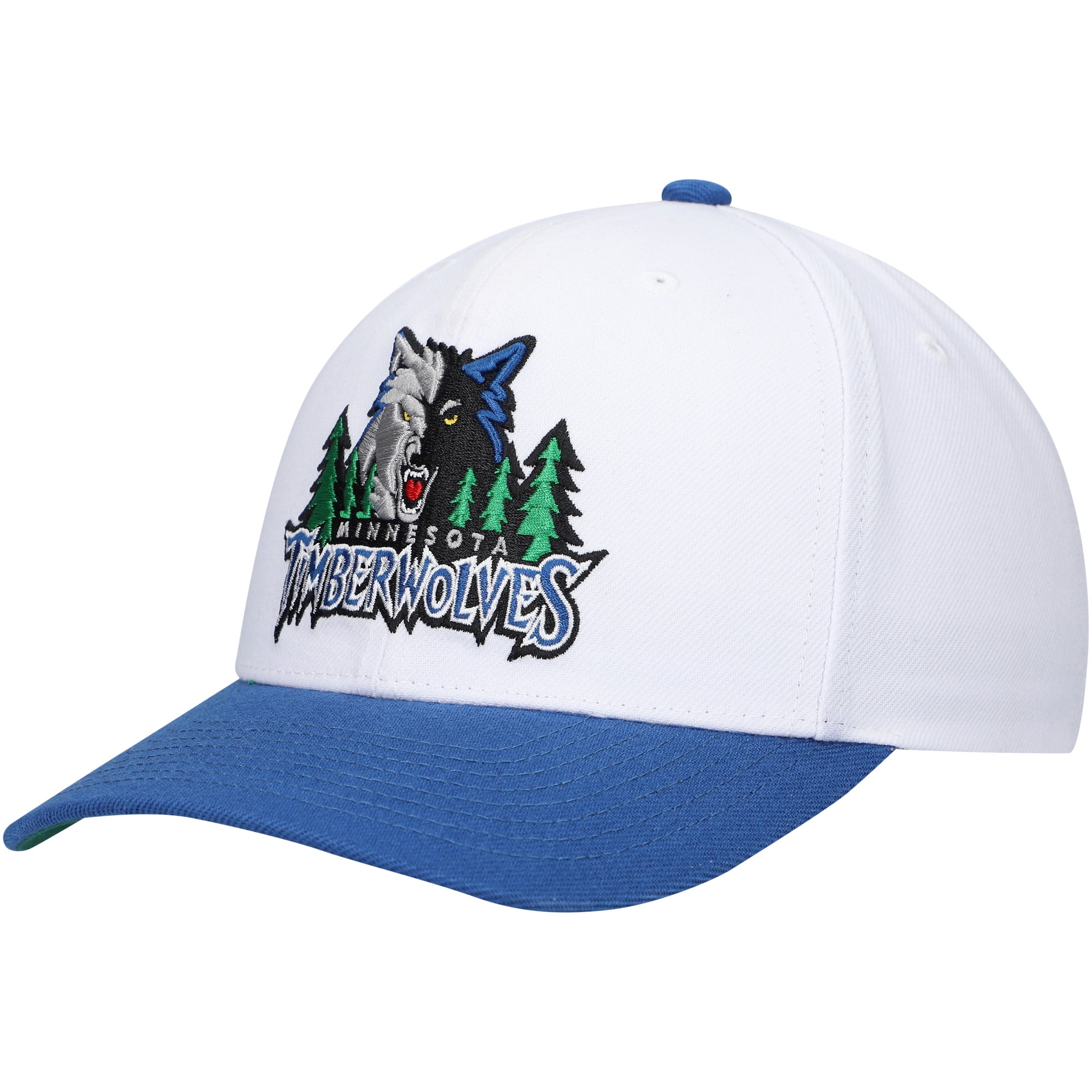 Men's Mitchell & Ness White/Blue Minnesota Timberwolves Hardwood ...