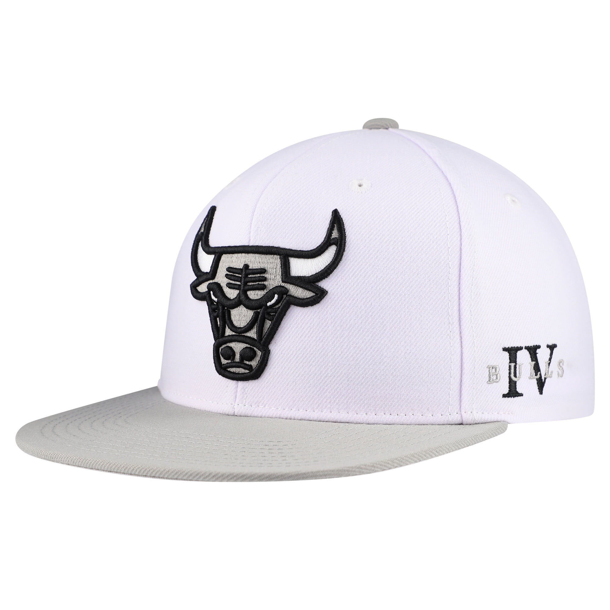 Men's Mitchell & Ness White Chicago Bulls Core Snapback Hat - Walmart.com