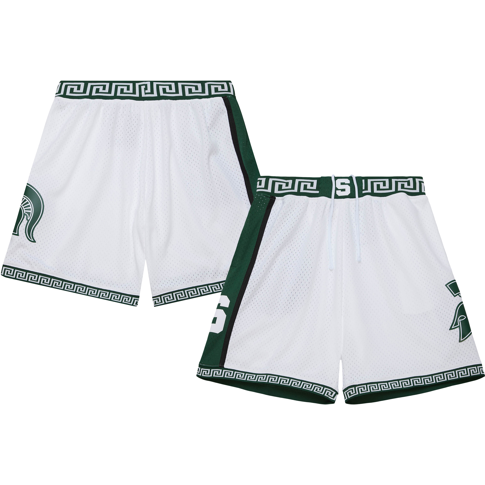 Men's Mitchell & Ness White Michigan State Spartans 125th Basketball ...