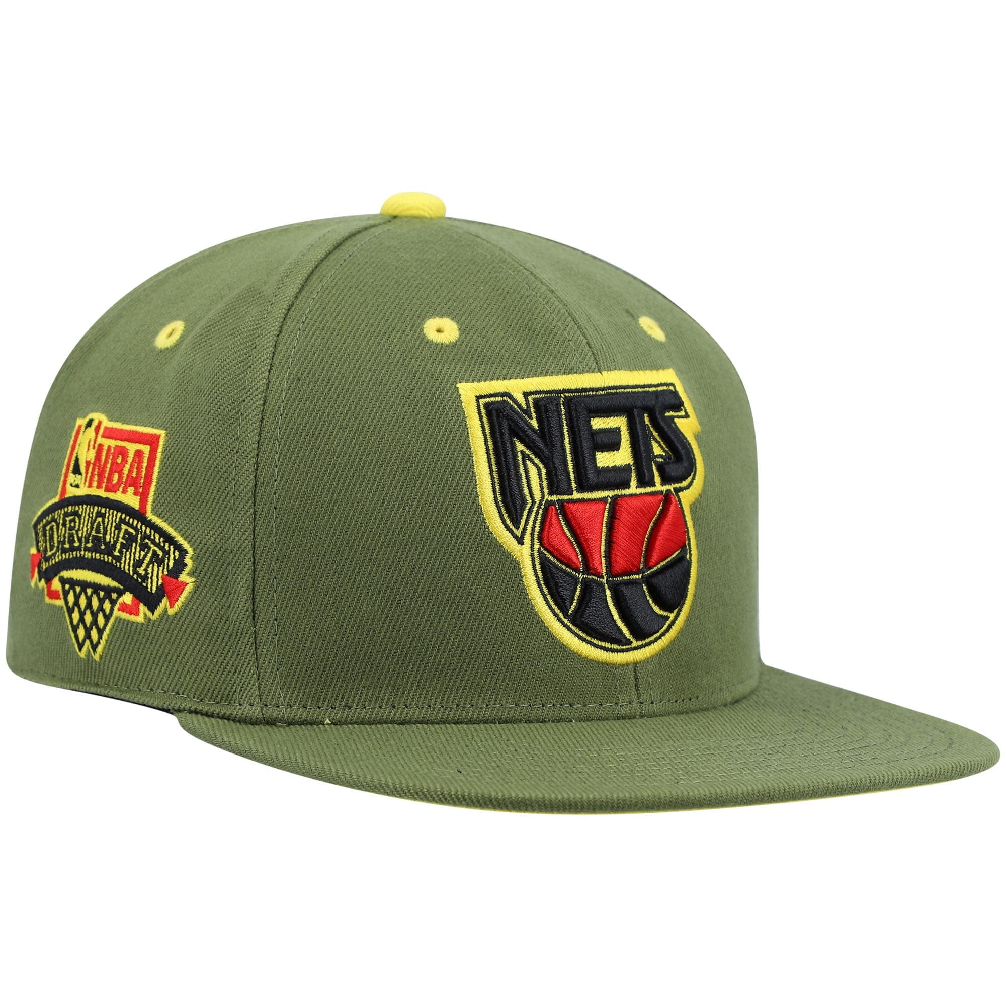 Men's Mitchell & Ness x Lids Olive New Jersey Nets Dusty NBA Draft ...