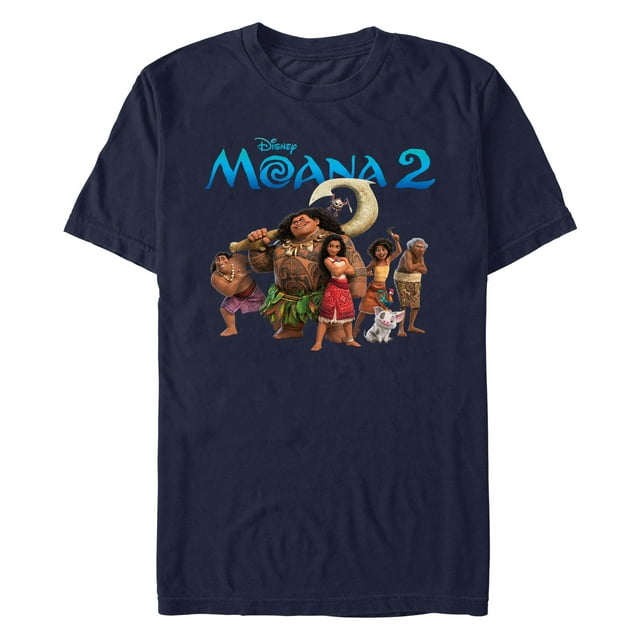 Men's Moana 2 Group Portrait Graphic T-Shirt - Walmart.com
