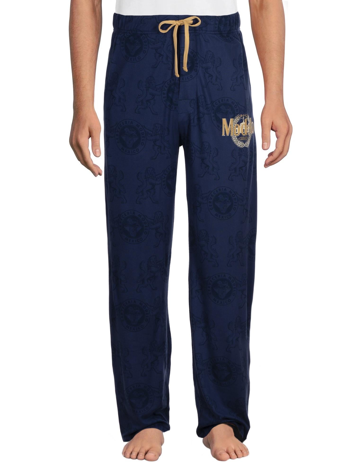 Modelo Men's Graphic Sleep Pants, Poly Spandex Beer Pajama Bottoms, Up ...