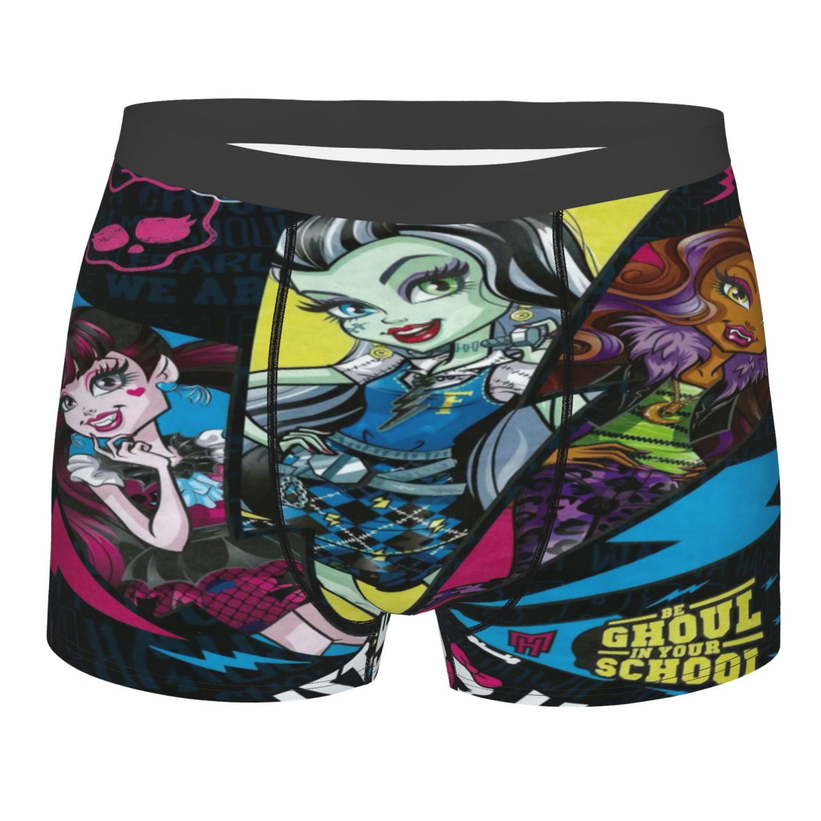 Men's Mon-Ster High Boxer Briefs Soft Comfort Breathable Underwear ...