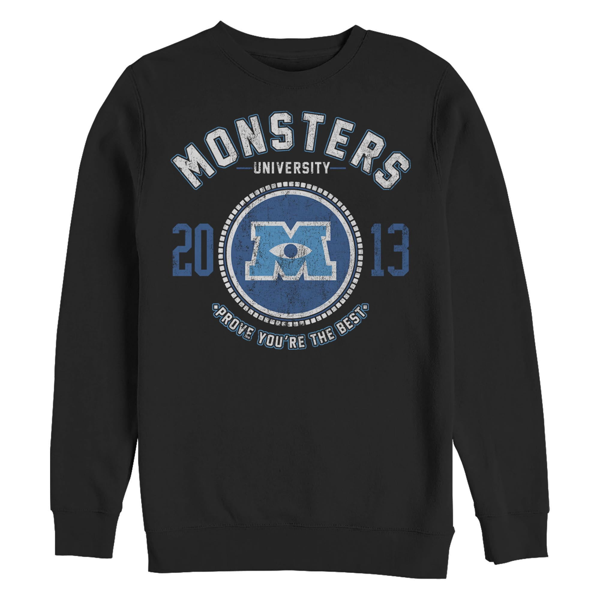 Men's Monsters Inc Best College Logo Sweatshirt - Walmart.com