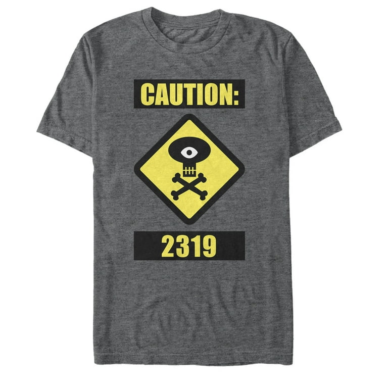 Monsters Inc 2319 Shirt Men's Monsters Inc Caution 2319 T Shirt