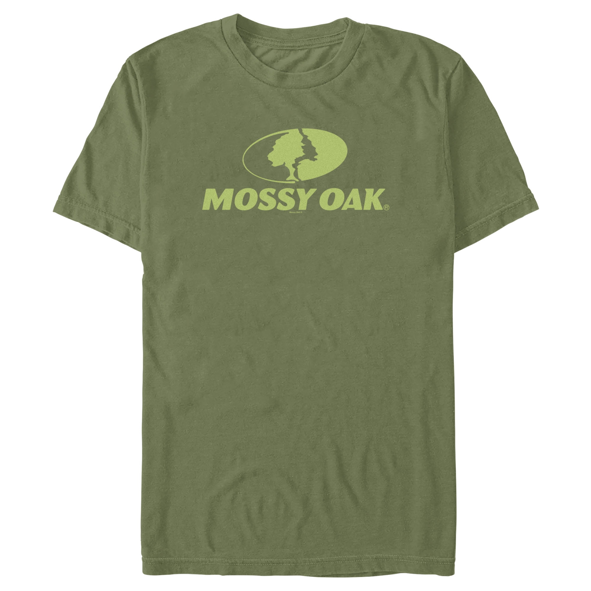 Men's Mossy Oak Green Classic Logo Graphic Tee Military Green 2X Large ...