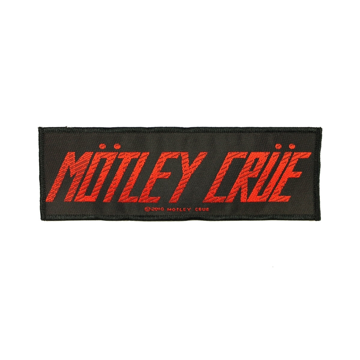 Men's Motley Crue Logo (Loose) Woven Patch Black - Walmart.com