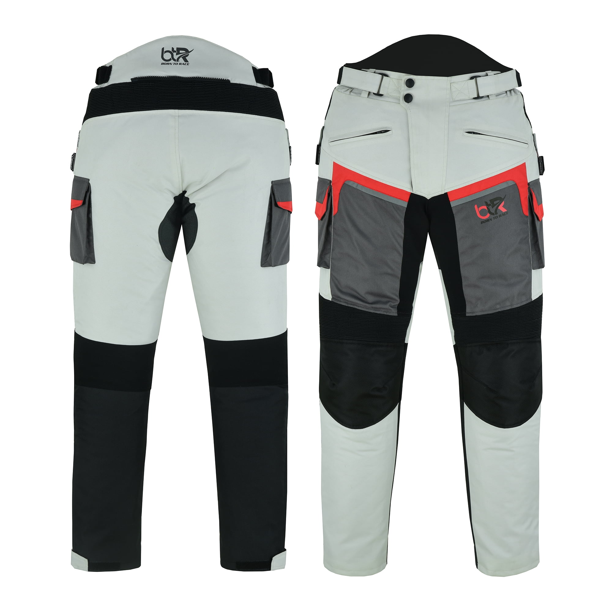 Men's Motorcycle Waterproof Textile Cordura Trouser CE Approved ...
