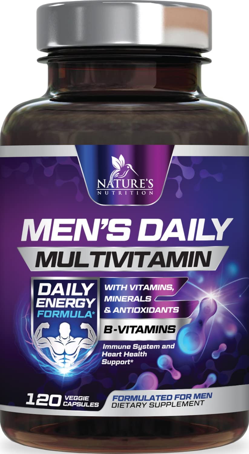 Men's Multivitamin - Daily Multivitamin for Men Supplement with Vitamin ...