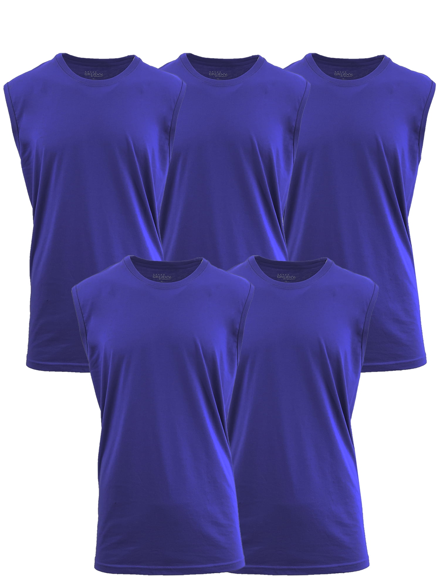 Men's Muscle Tank T-Shirt Upto 5XL (5-PACK) - Walmart.com