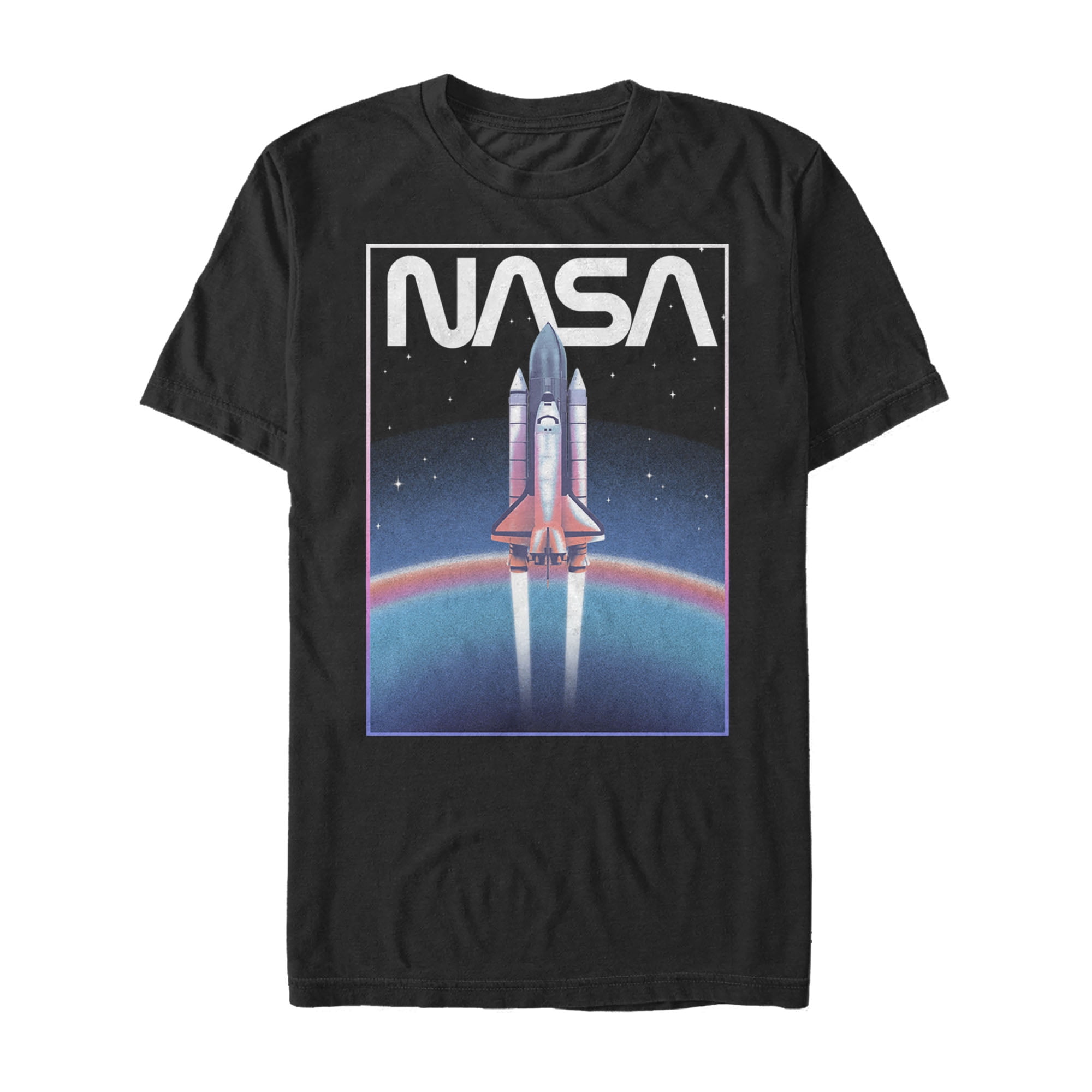 Men's NASA Atmospheric Journey Graphic Tee Black Small - Walmart.com