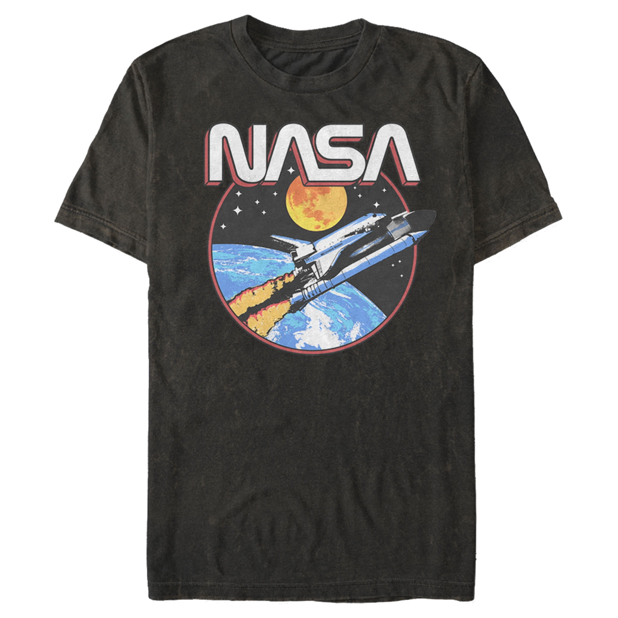 Men's NASA Shuttle Journey Graphic Tee Black 3X Large - Walmart.com