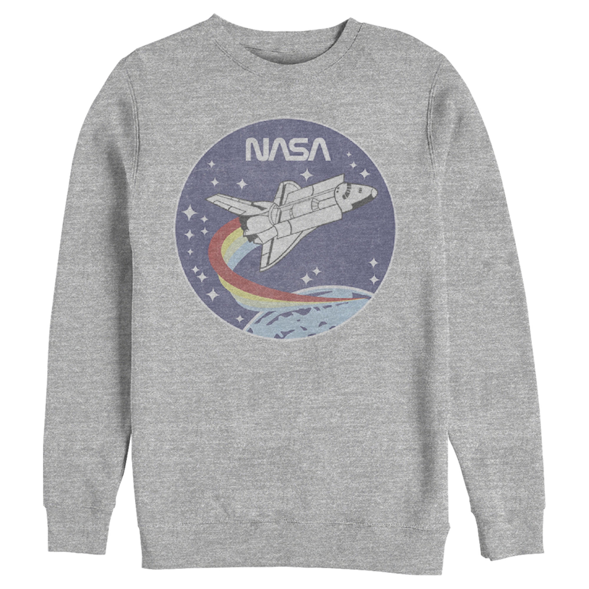 Men's NASA Space Rocket Sweatshirt Athletic Heather 2X Large - Walmart.com