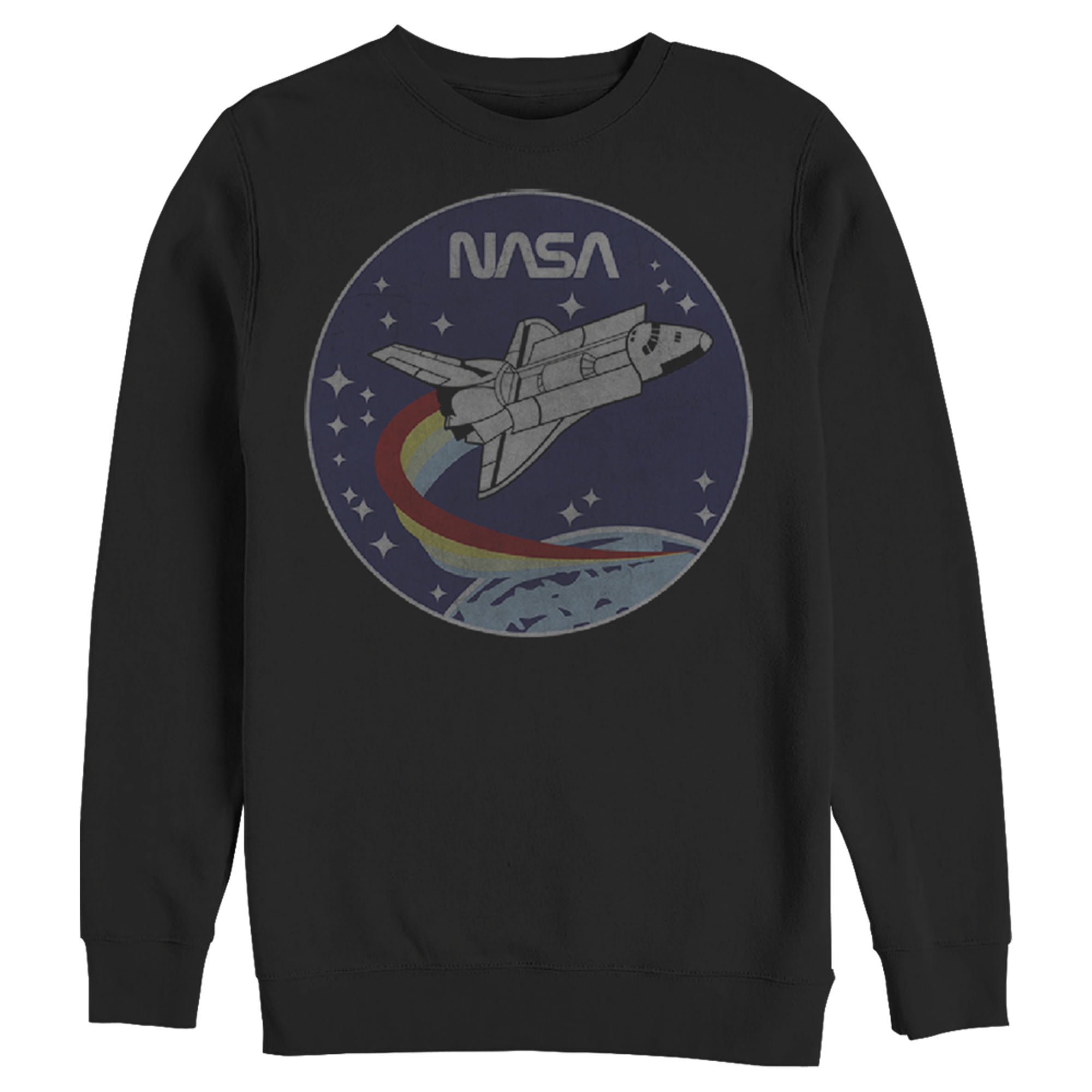 Men's NASA Space Rocket Sweatshirt Black 2X Large - Walmart.com