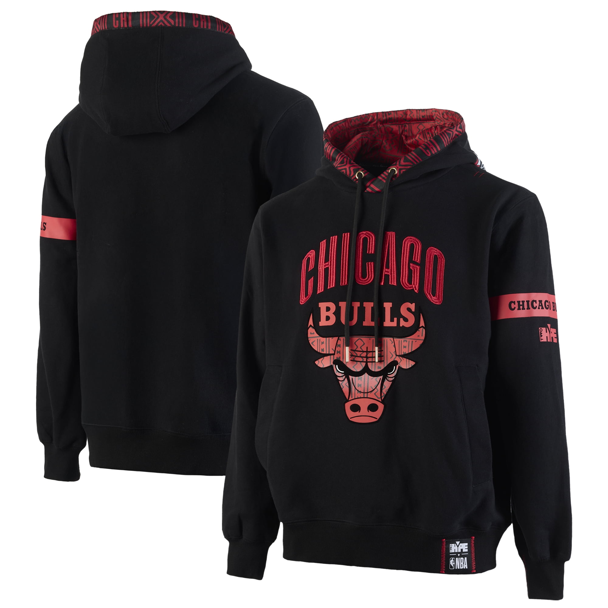 Men's NBA x Two Hype Black Chicago Bulls Culture & Hoops Collection ...
