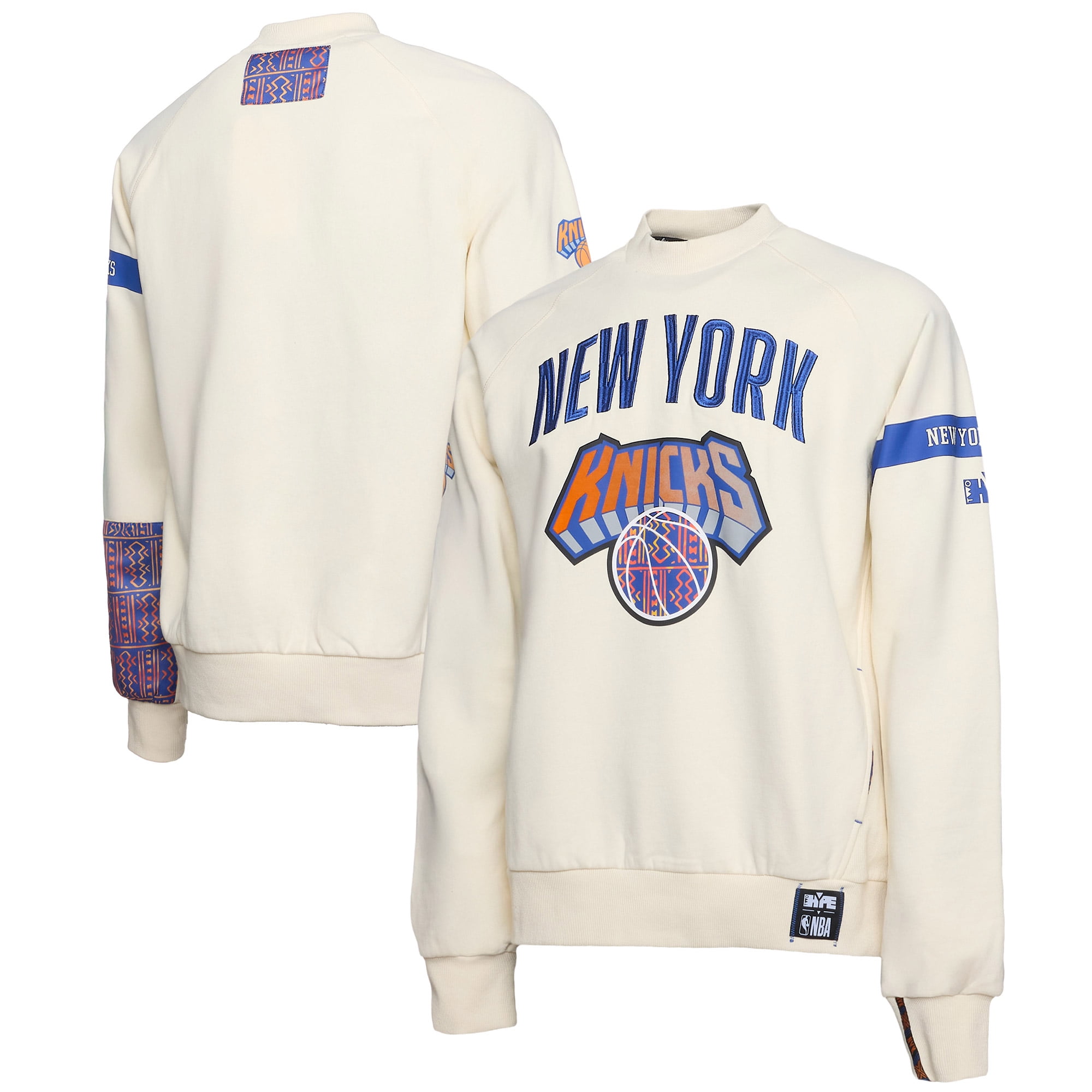 Men's NBA x Two Hype Cream New York Knicks Culture & Hoops Collection ...