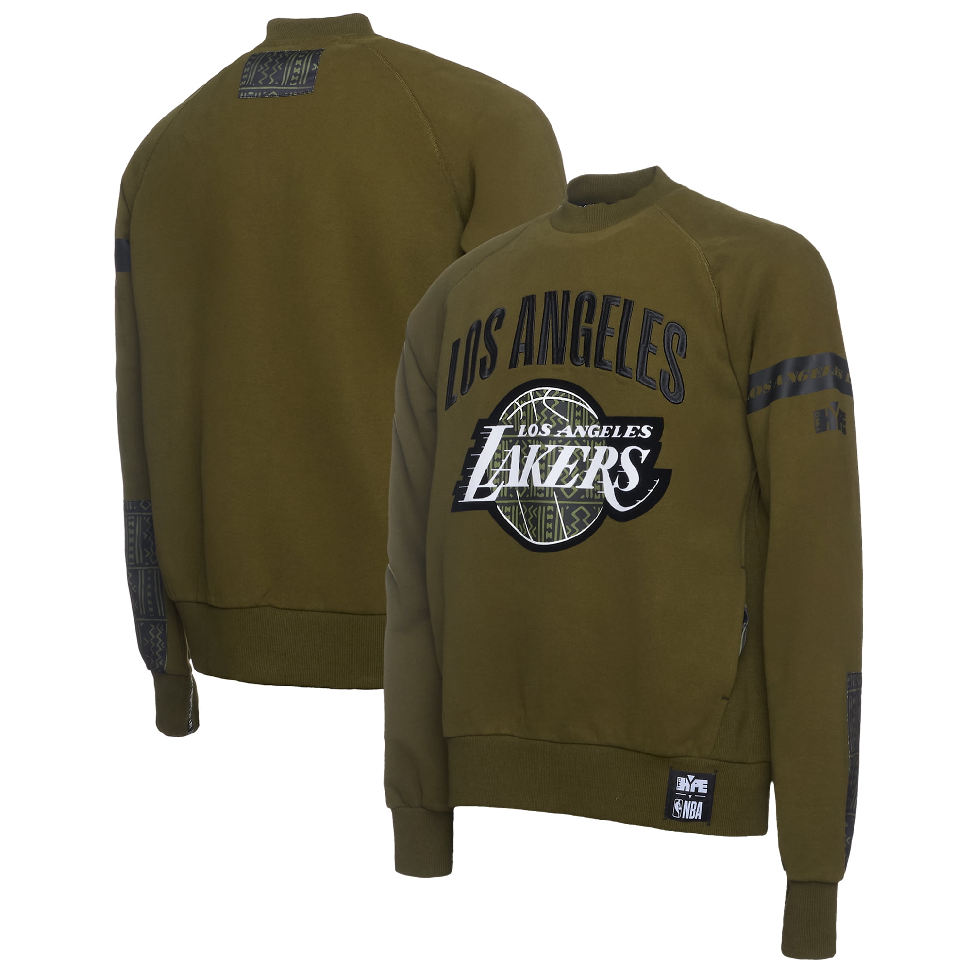 Men's NBA x Two Hype Olive Los Angeles Lakers Culture & Hoops ...