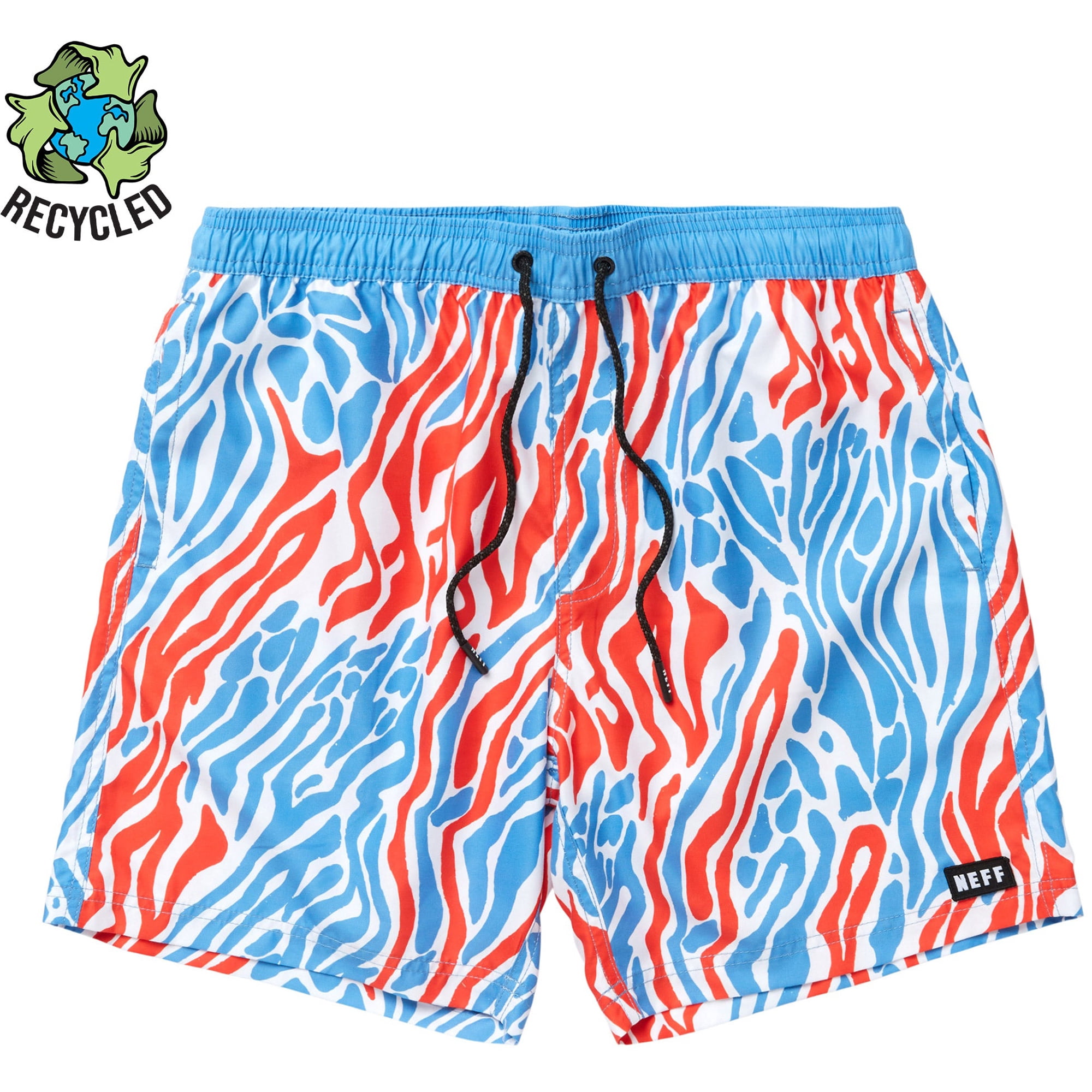 Men's NEFF Leopard Pebble Hot Tub Swim Trunks - Walmart.com