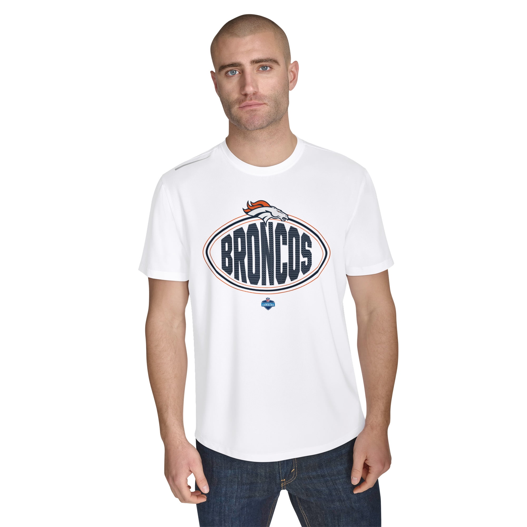 Men's NFL Combine Denver Broncos Football Graphic T-shirt, Sizes S-3XL ...